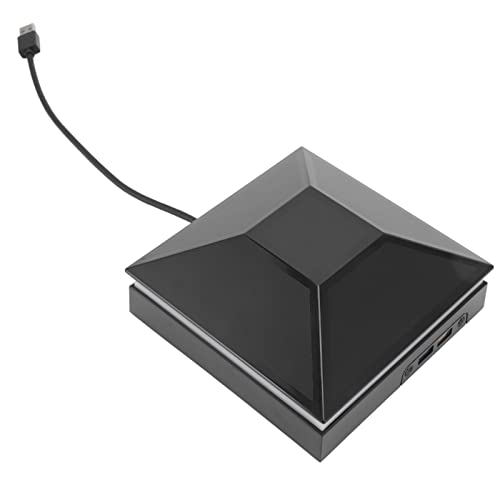 Console Cooling Fan Cooling Fan 3 Wind Speeds Colorful Light Touch Switch with LED Light Bar 3 USB Ports for Console