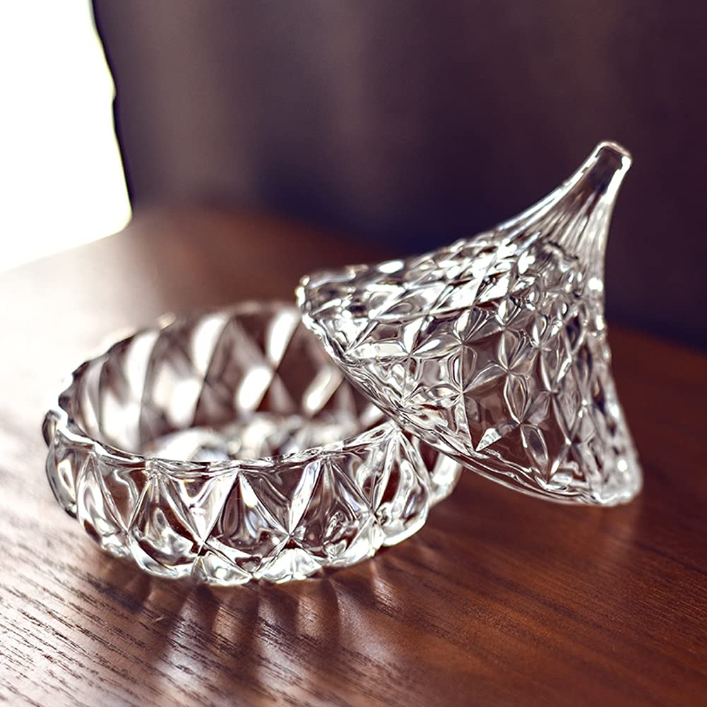 DUEBEL Glass Caviar Chiller Server Set Plus 2 pcs. x Mother of Pearl Caviar Spoon 3.15" β Universal Martini, Wine, Liquor Cocktail Chiller