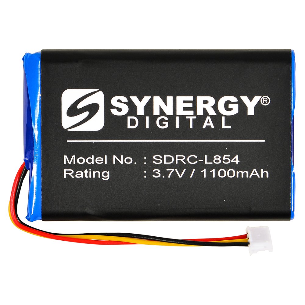 Synergy Digital Remote Control Battery, Compatible with Logitech Harmony Ultimate One Remote Control, (Li-Ion, 3.7, 1100) Ultra Hi-Capacity, Compatible with Logitech 915-000198 Battery