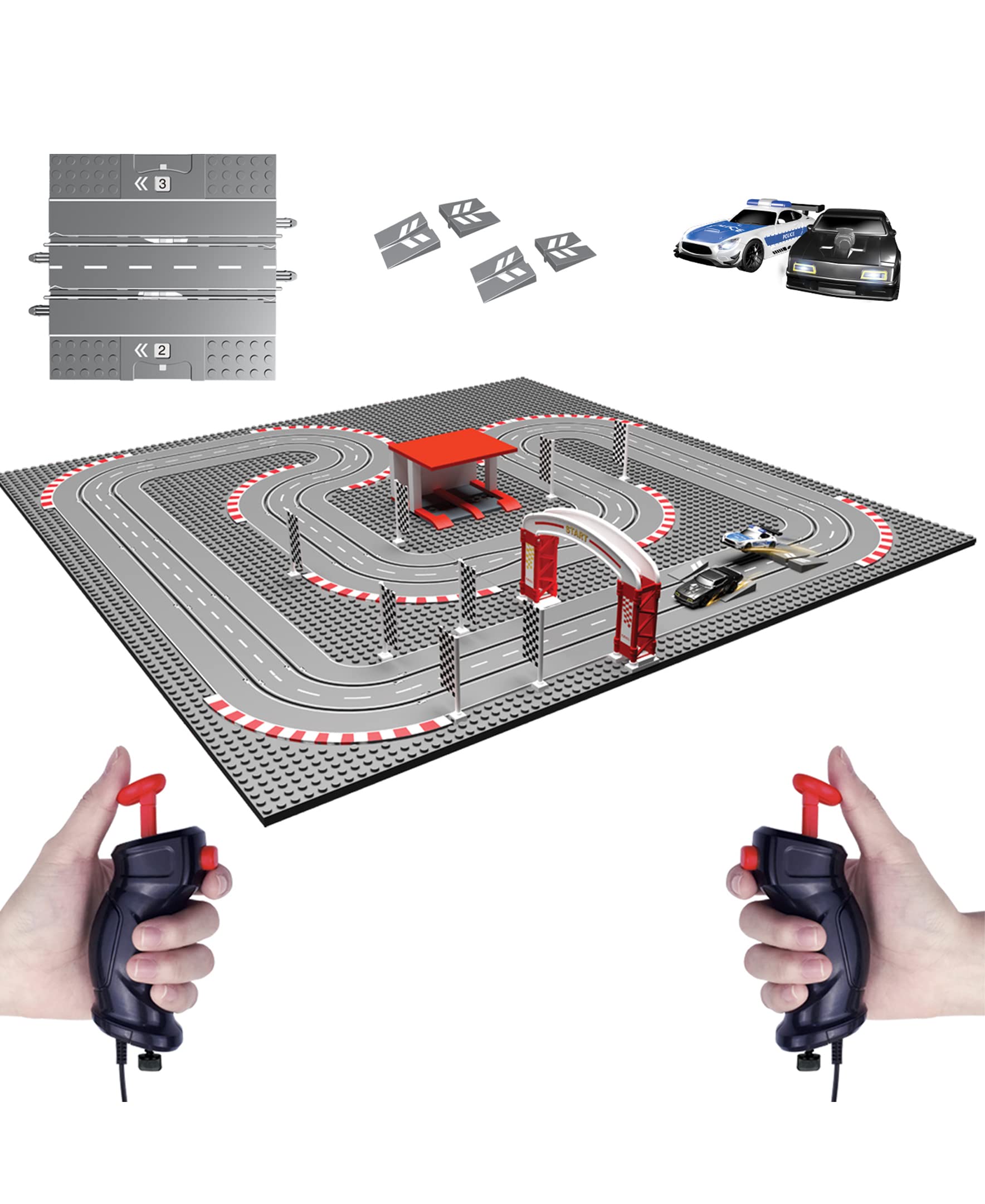 Micro Slot Racing Movie Chase