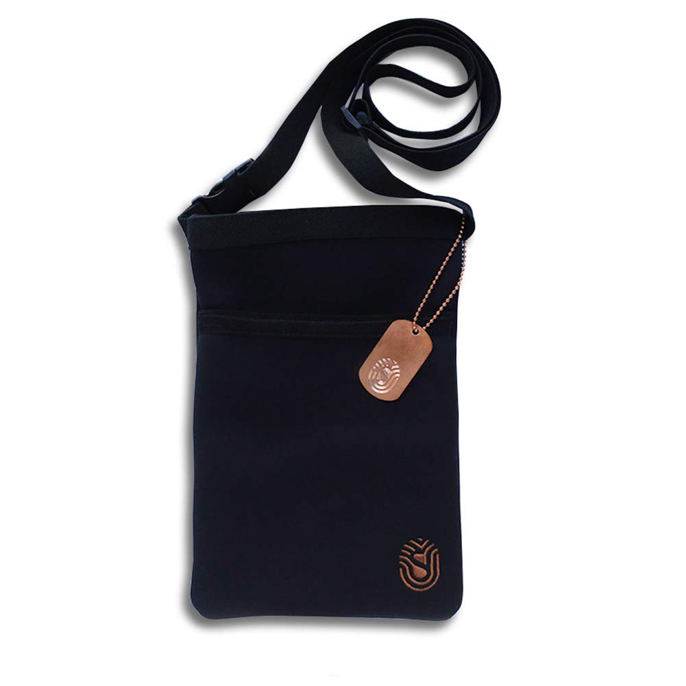 StayWell Stretchy Pak Crossbody Bags for Women & Men β Travel Bag w/Pure Copper Dog Tag β Durable Neoprene Crossbody Bag β Water-Resistant Cross Body Bag Purses for Women β Travel Essentials