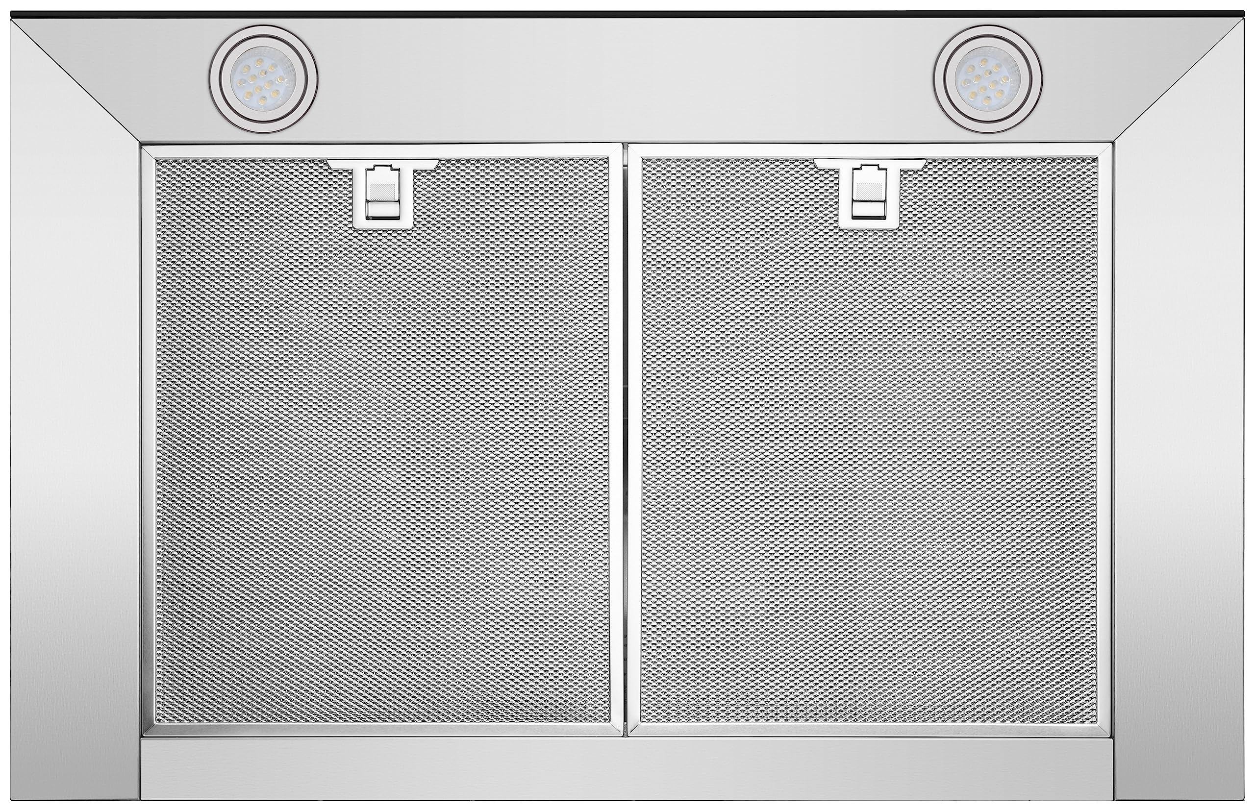 Blue Ocean 30" RHKE3 Stainless Steel Wall Mount Kitchen Range Hood | 760 CFM | LED Lights | PRO PERFORMANCE | LED Touch Panel w/Digital Clock | Ducted/Ductless Convertible Duct
