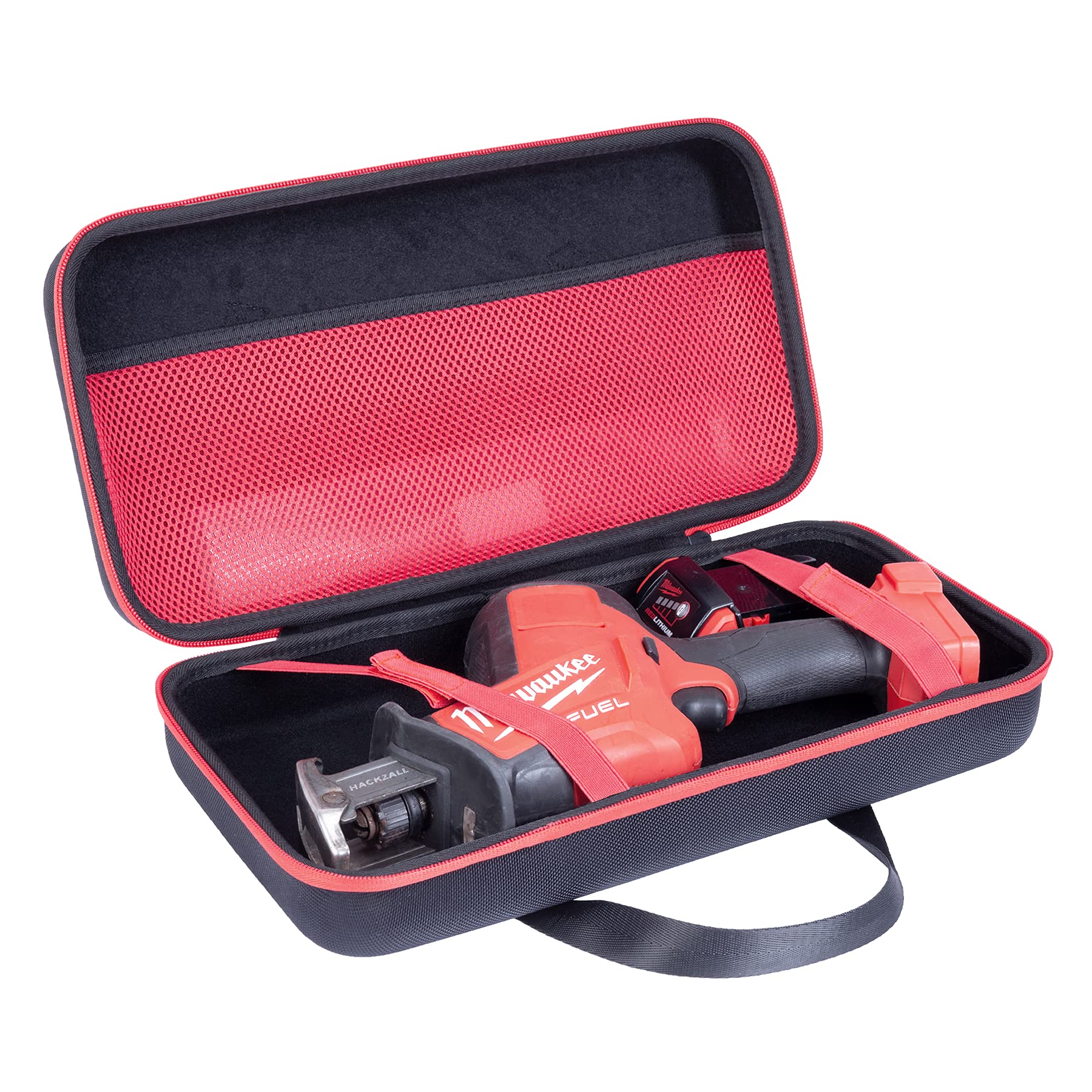 Hard Case for Milwaukee M18 18V Battery and Charger + M18 FUEL Hackzall Reciprocating Saw 2719-20
