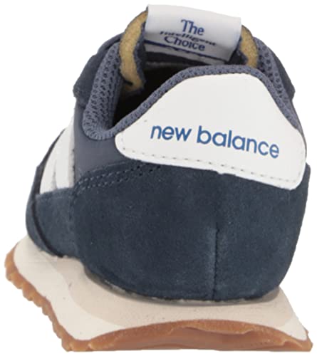 New Balance Kids 237 Bungee Sneaker, NATURAL INDIGO/MOONBEAM, 9 M Toddler (1-4 Years)