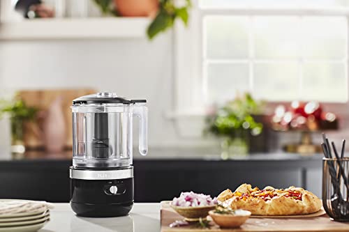 KitchenAid 5 Cup Cordless Food Chopper, Onyx Black
