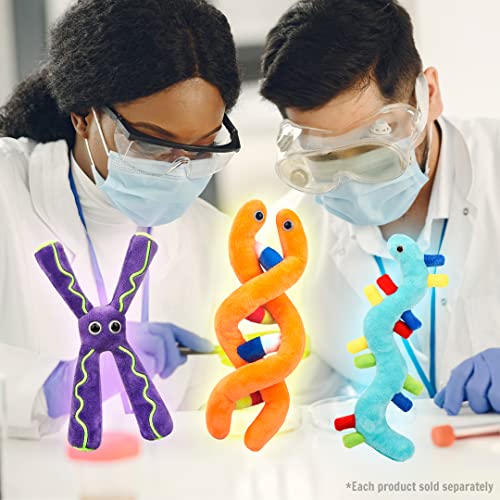 GIANTmicrobes RNA Plush - Learn About The World of Genetics with This Educational Gift, Realistic Model with Info Card, for Family, Friends, Scientists, Doctors, Ancestry Fans, Students and Educators