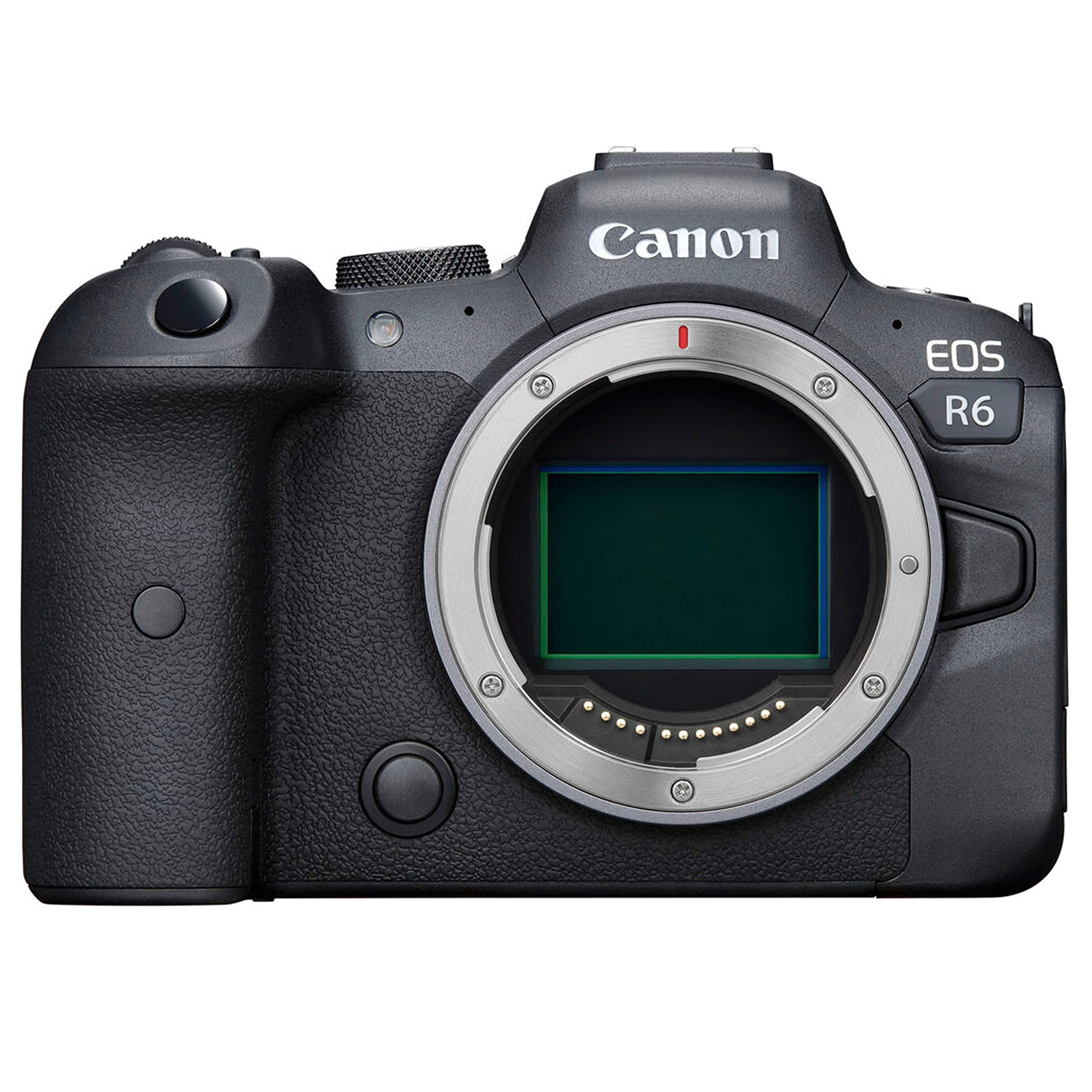 Canon EOS R6 Mirrorless Camera (Body Only) Enhanced with Professional Accessory Bundle - Includes 14 Items