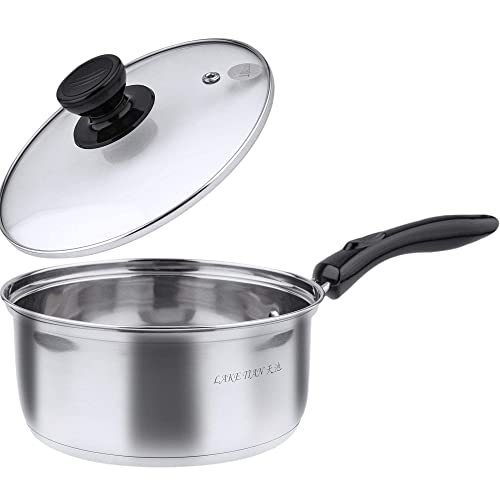 Multi-Size 6 piece Stainless Steel Pot Set, Pots and Pans Set, Cookware Sets Kitchenware Stainless Steel 3 Pots (2qt, 3qt and 4qt) By Lake Tian