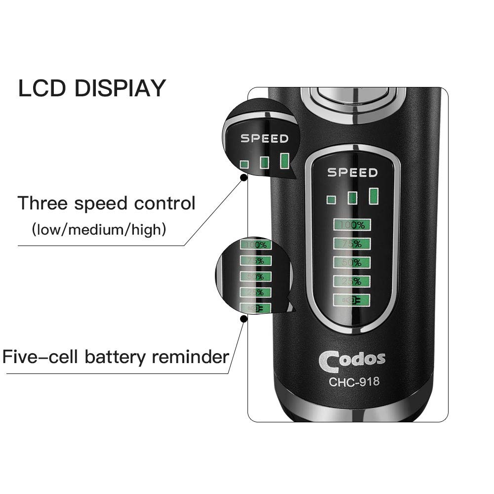 Codos professional hair clipper adult smart hair clipper razor electric clipper hair clipper ceramic CHC-918 official standard.