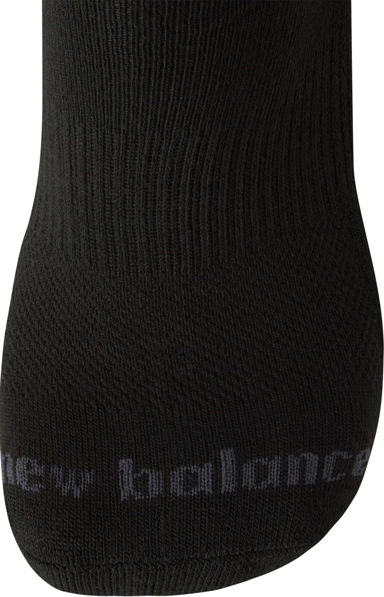 New Balance Men's Athletic Arch Compression Cushion Comfort Quarter Socks (6 Pack), Size 6-12.5, White/Grey