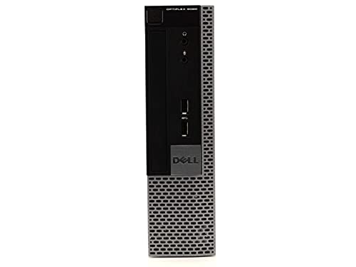 Dell Optiplex 9020 Ultra Small Business PC Desktop Computer, Intel Core i5, 8GB RAM, 500GB HDD, Windows 10 Pro, New 23.6 FHD LED Monitor, 16GB Flash Drive, Wireless Keyboard & Mouse, WiFi (Renewed)