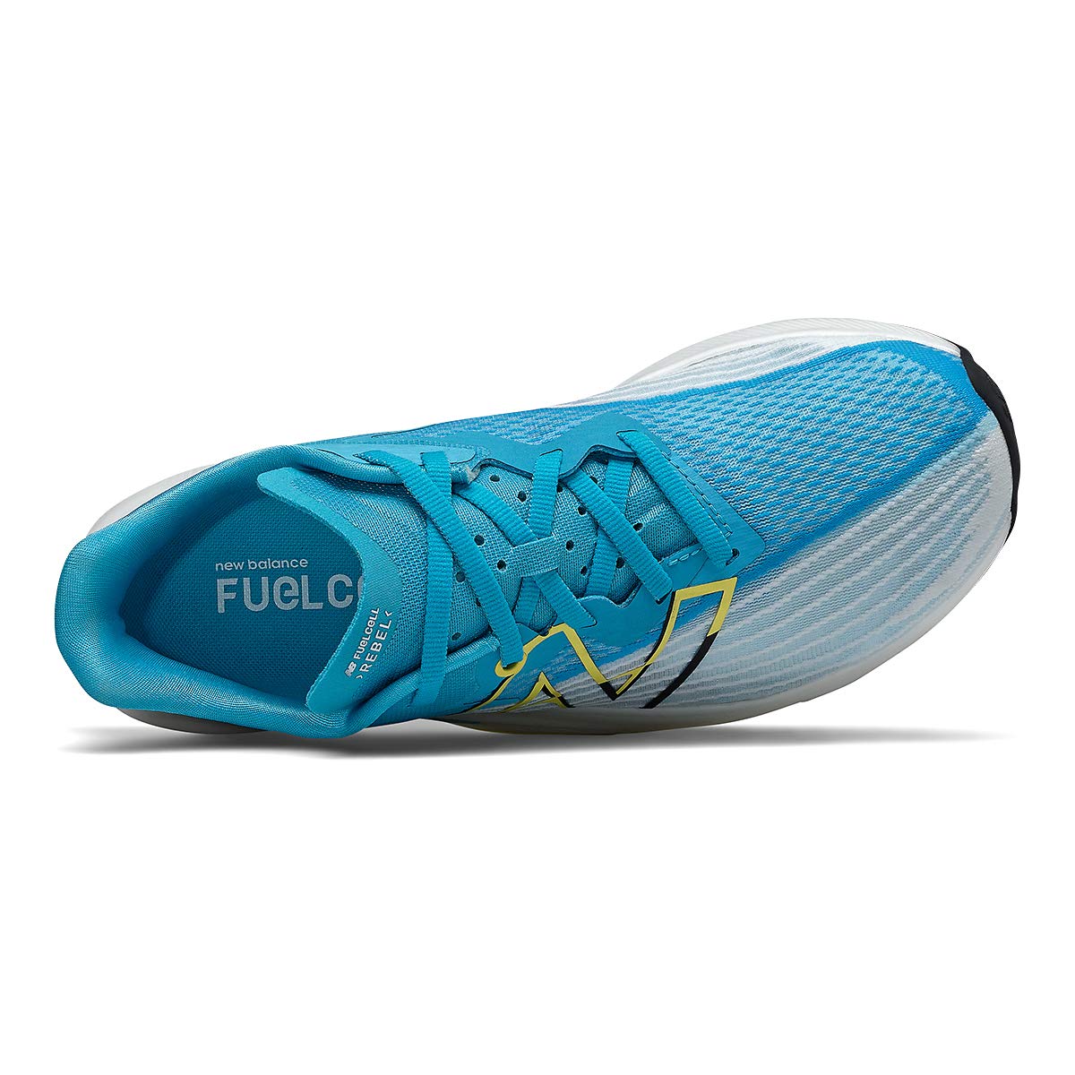 New Balance Women's FuelCell Rebel V2 Speed Running Shoe, White/Virtual Sky/Virtual Sky, 9