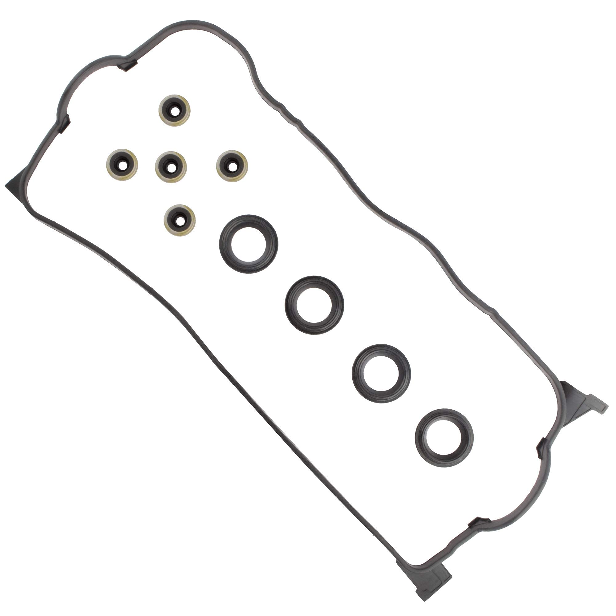 BOXI Valve Cover Gasket Set Compatible for Honda Civic 1992-2000 / for Honda Civic del Sol 1993-1997 | Replace# VC4029 VS50499R