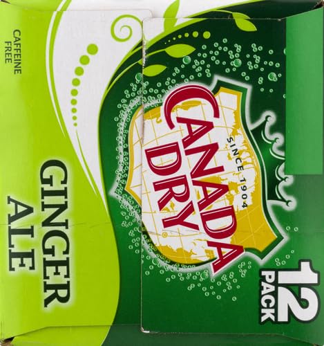 Canada Dry Ginger Ale Soda, 12 fl oz cans (Pack of 12)