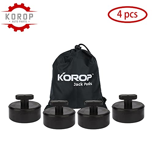 Lifting Jack Pad (4pcs) Compatible with Chevy Corvette C5 C6 C7, Rubber Lift Point Adapter Jack Pucks with Storage Bag