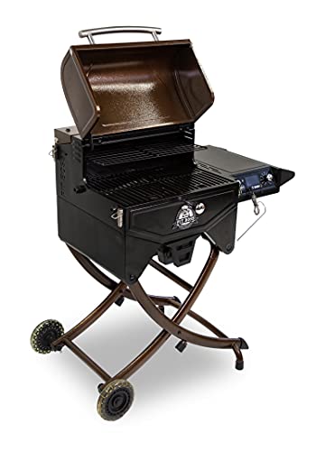 PIT BOSS Mahogany 260 Portable Wood Pellet Grill (PBPEL26010570)