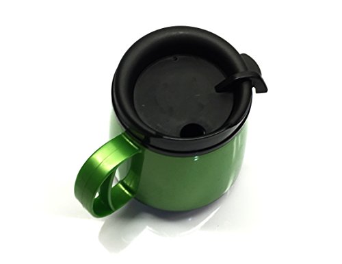 ThermoServ Foam Insulated Wide Body Mug, 20-Ounce, Harvest Green