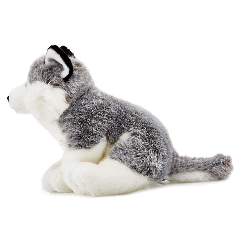 TAMMYFLYFLY Pugsly Pug Plush Stuffed Animal Puppy Dog, 12 inches (Husky)