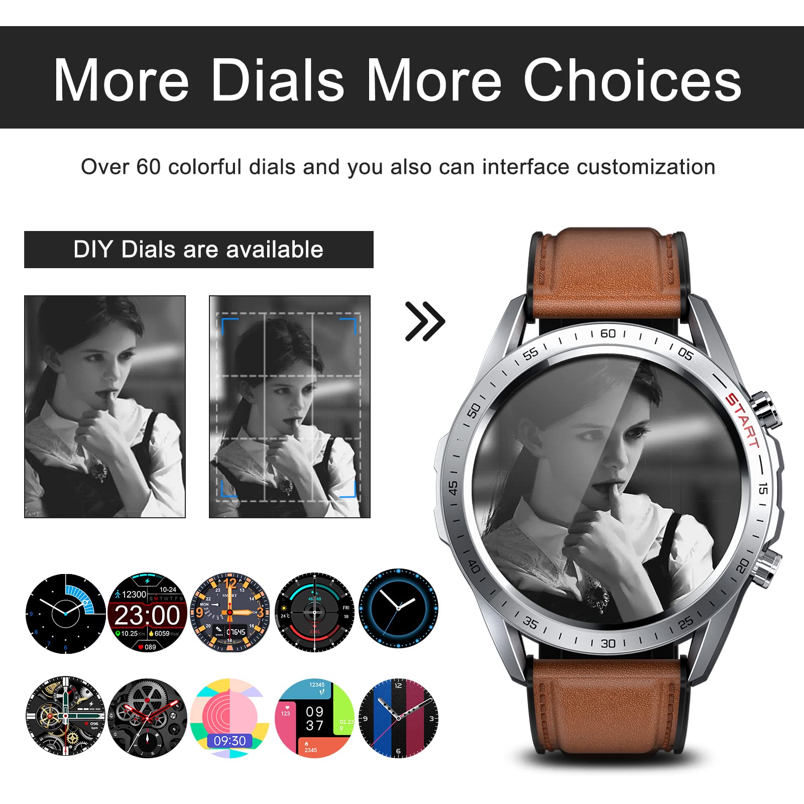 Fokecci [ Linkage Global INC ] V20 Smart watch Sportwatch (Silver)