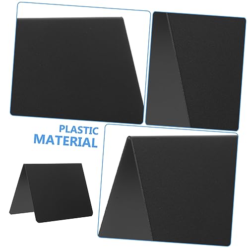 Ciieeo 1 Set Chalkboard Chalk Board Message Board Signs Message Price Boards Board Sign for Table Tabletop Message Board erasable Message Board Table Signs Label Desktop Plastic