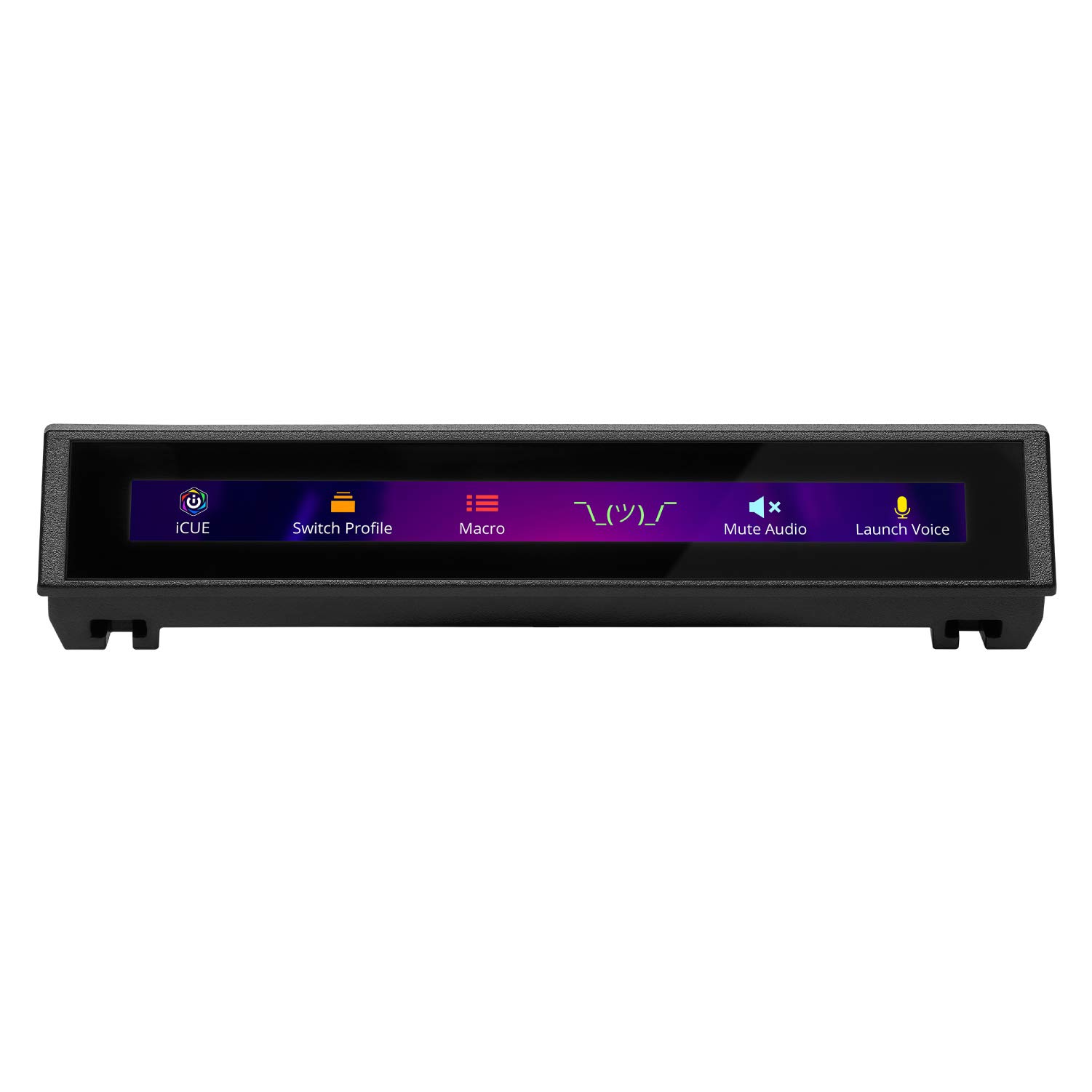 Corsair iCUE Nexus Companion Touch Screen β 5β Diagonal Screen β 6 Programmable Virtual Macro Buttons + K100 RGB Optical-Mechanical Gaming Keyboard - Corsair OPX RGB Optical-Mechanical Keyswitches