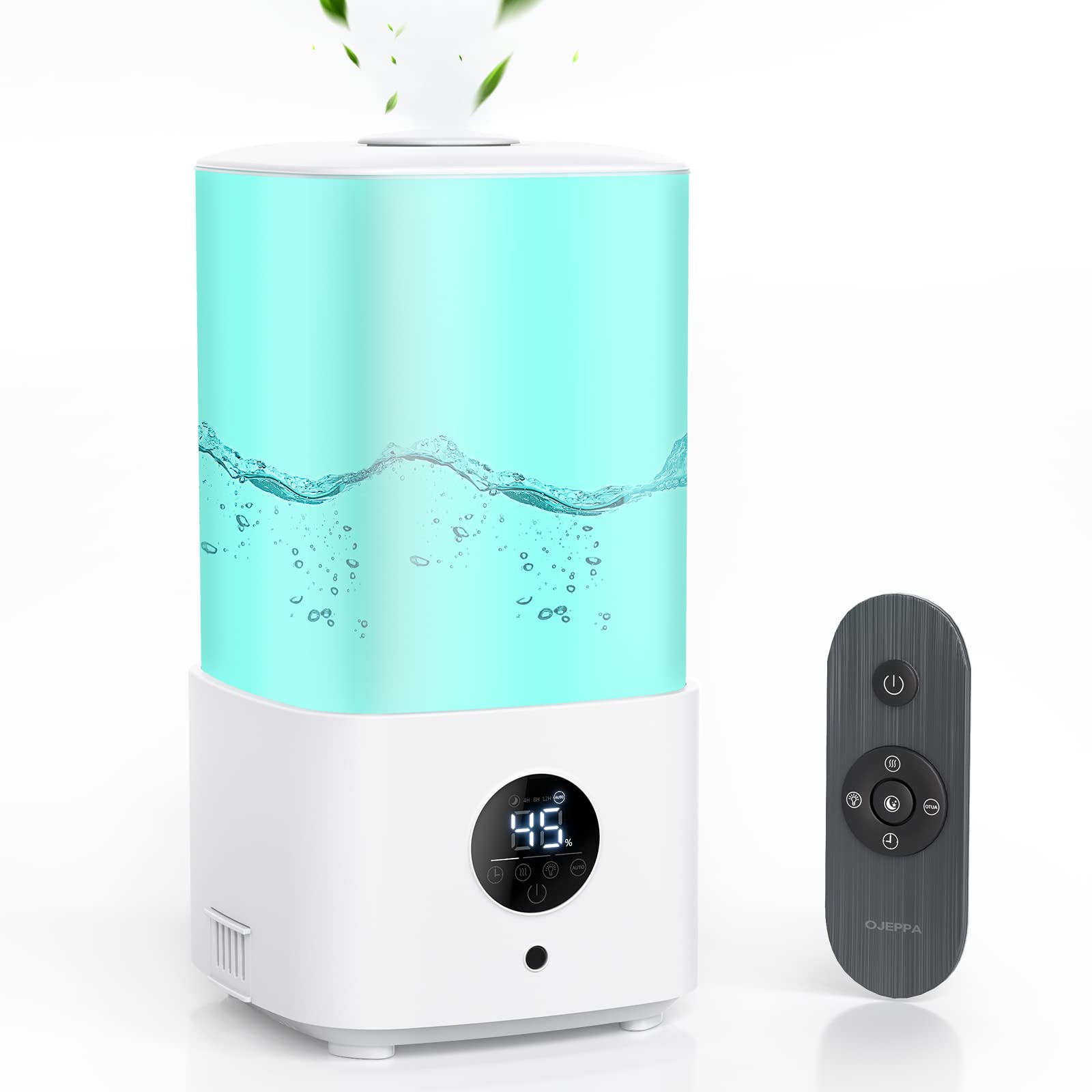 Cool Mist Humidifier Diffuser-2.5L Auto Humidity Top Fill Humidifier for Bedroom/Office/Baby/Yoga/Pets/Plants with Night Light, 3 Level Mist, 360° Nozzle, Auto Shut-Off, 12-38 Run Time, Super Quiet