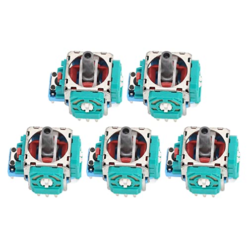 DAUERHAFT 3D Analog Stick Joystick, Easy to Install 3D Joystick Axes Analog Sensor Replacement Module Sensitive 5pcs Professional High Accuracy for Game Controllers