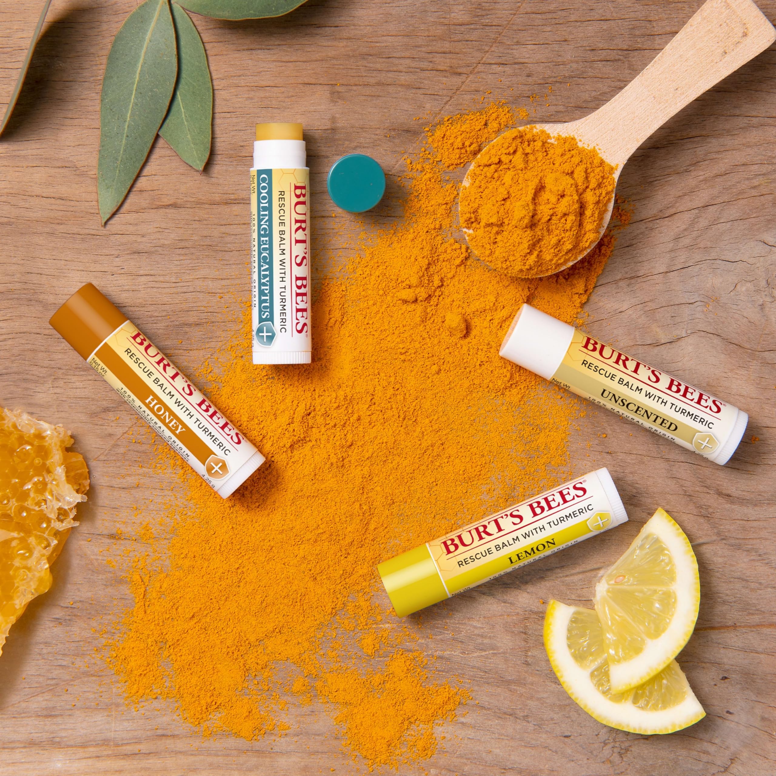 Burts Bees Lip Balm Rescue Unscented .15 Ounce - 10792850911038