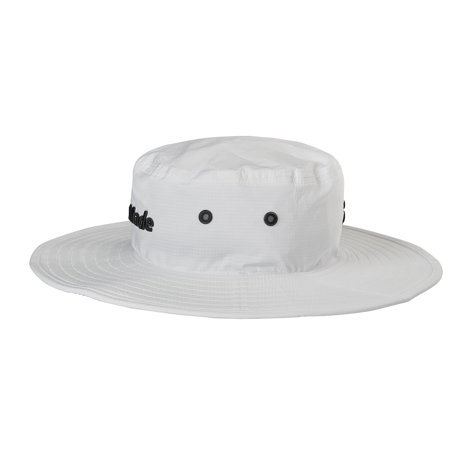 TaylorMade Golf Standard Eyelet Bucket HAT, Gray, Small/Medium