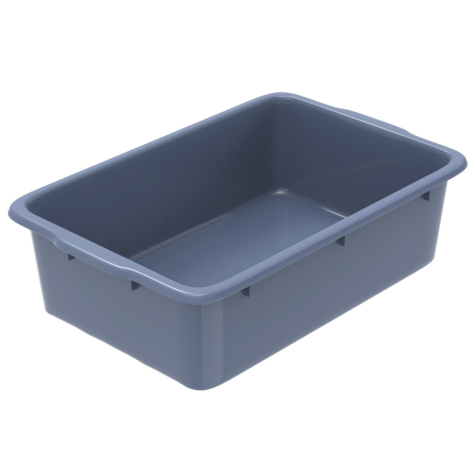 DUNCHATY 8.6 Gallon Plastic Bin Bus Tubs - 33L Commercial Plastic Bus Box Utility Box - Wash Basin Tote Box for Restaurant Kitchen Organization and Storage(1 pack)