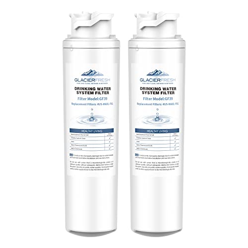 GLACIER FRESH Replacement Filter for Maximum Under Sink System, Compatible with 4US-MAXL-S01 System,2Packs