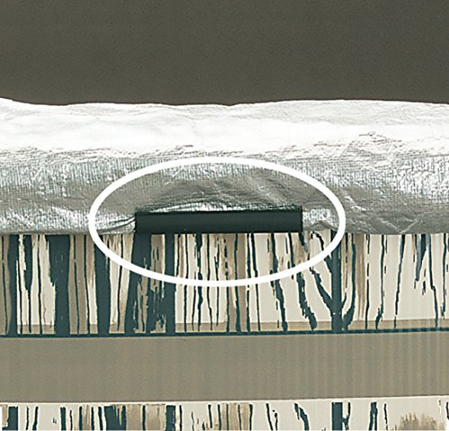 Gladon CLJR5012B 2-Piece Premium Swimming Pool Cover Clip Securing System, 12-Pack