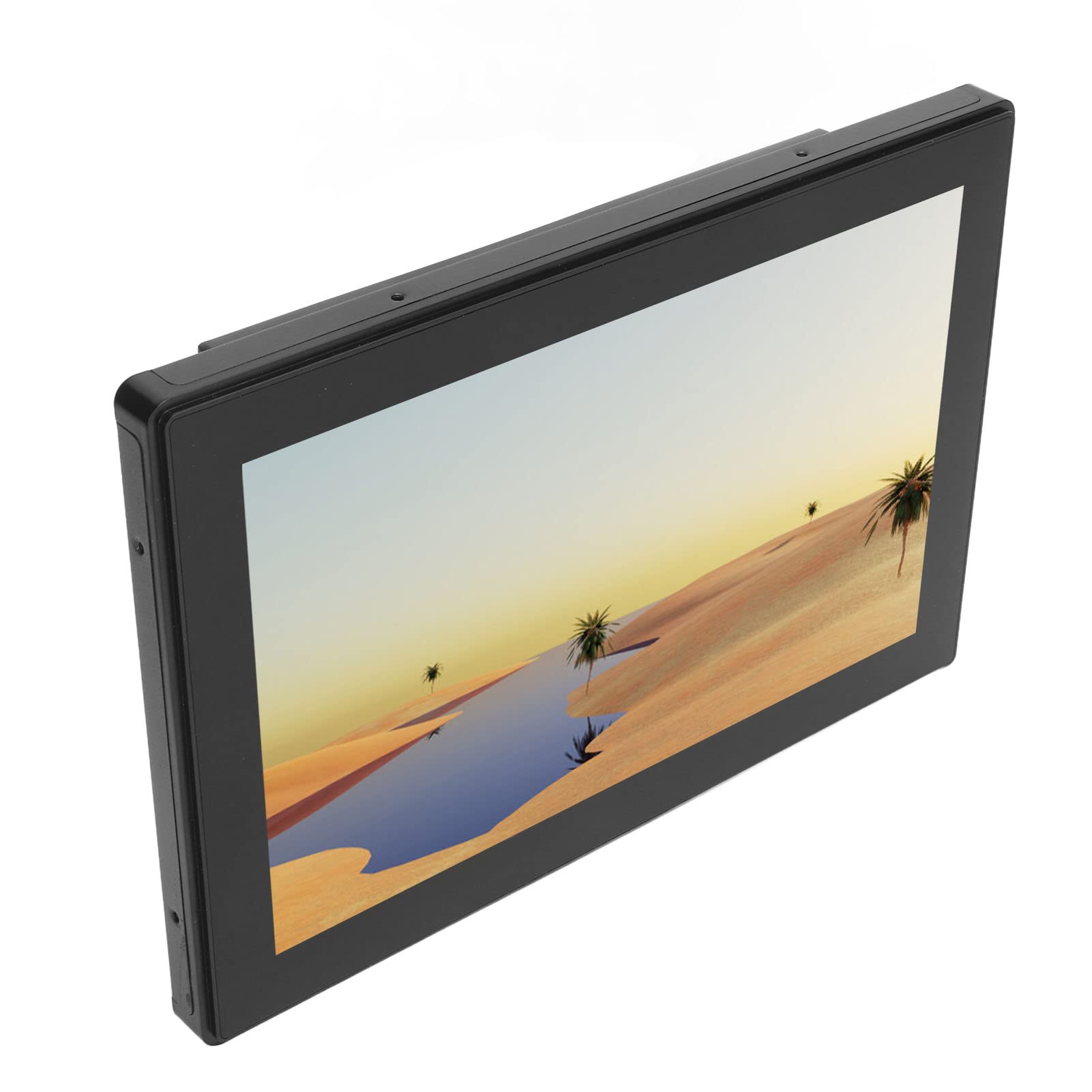 DAUERHAFT Touchscreen Monitor, 10.1 Inch IPS Monitor 100-240V Strong Heat Dissipation IPS Wide View Technology for Home(#1)