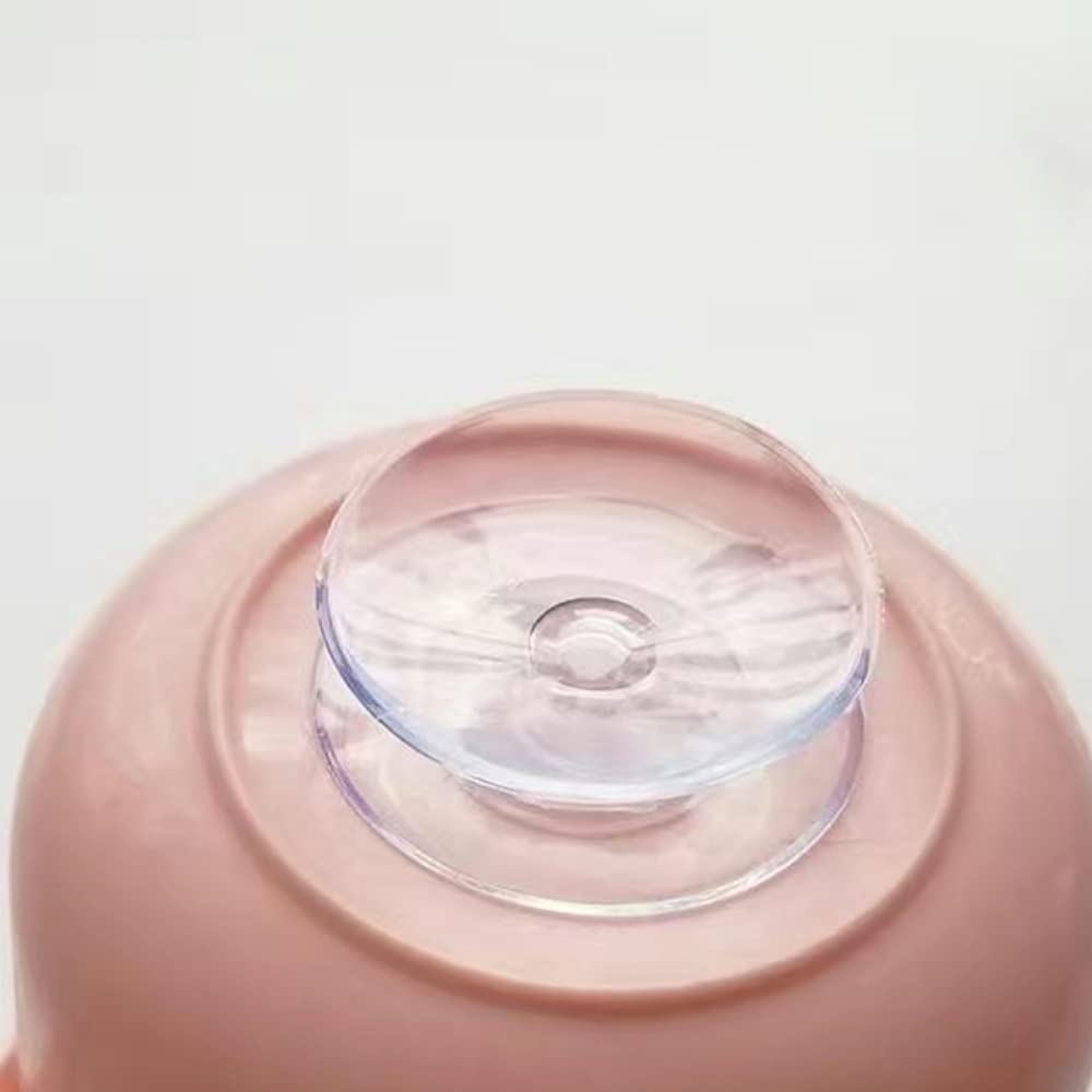 YUANHONGJIAN Suction Cup Plastic Sucker Pads Without Hooks, Clear, 50 Pack Double Sided Suction Cups Sucker Pads Glass Table Top Spacers for Glass Plastic Table Mirror Ceramic
