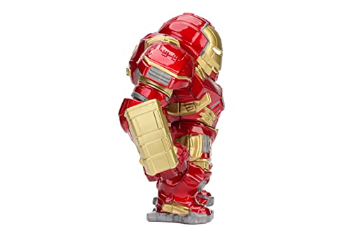 Jada Toys Marvel 6" Hulkbuster & 2" Iron Man Die-Cast Collectible Toy Figure, Red,33431