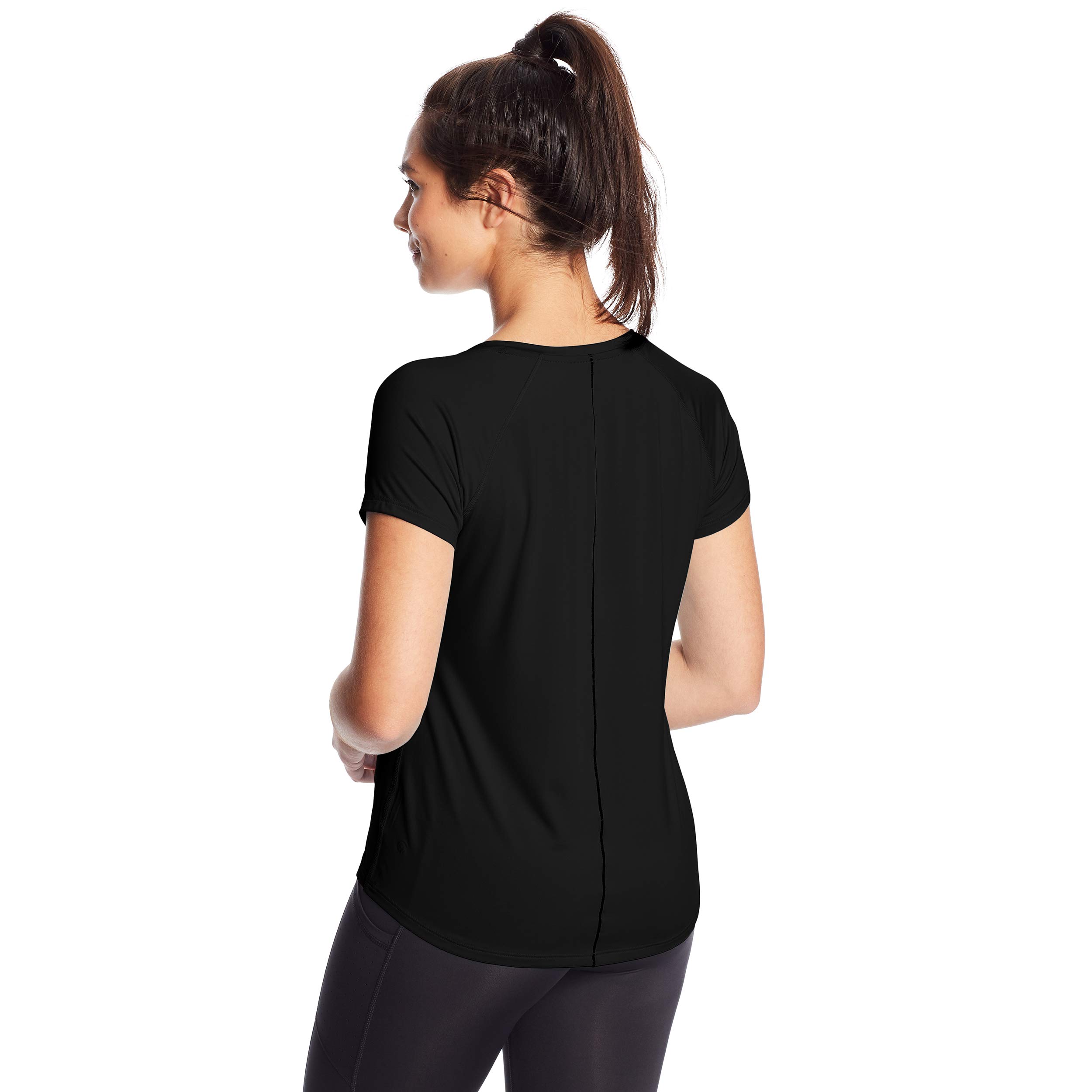 C9 Champion Women's Soft Tech Tee, Ebony, XL