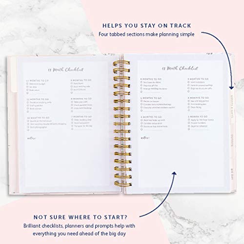Busy B Bride to B Wedding Organizer with Tabbed Sections/Checklists/Pockets