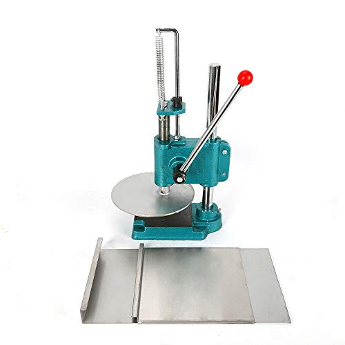 NATICRISI Pizza Dough Press Machine,9.5" Pizza Pastry Press Machine,Household Manual Pastry Press Machine Pasta Maker for Home, Kitchen & Commercial Use