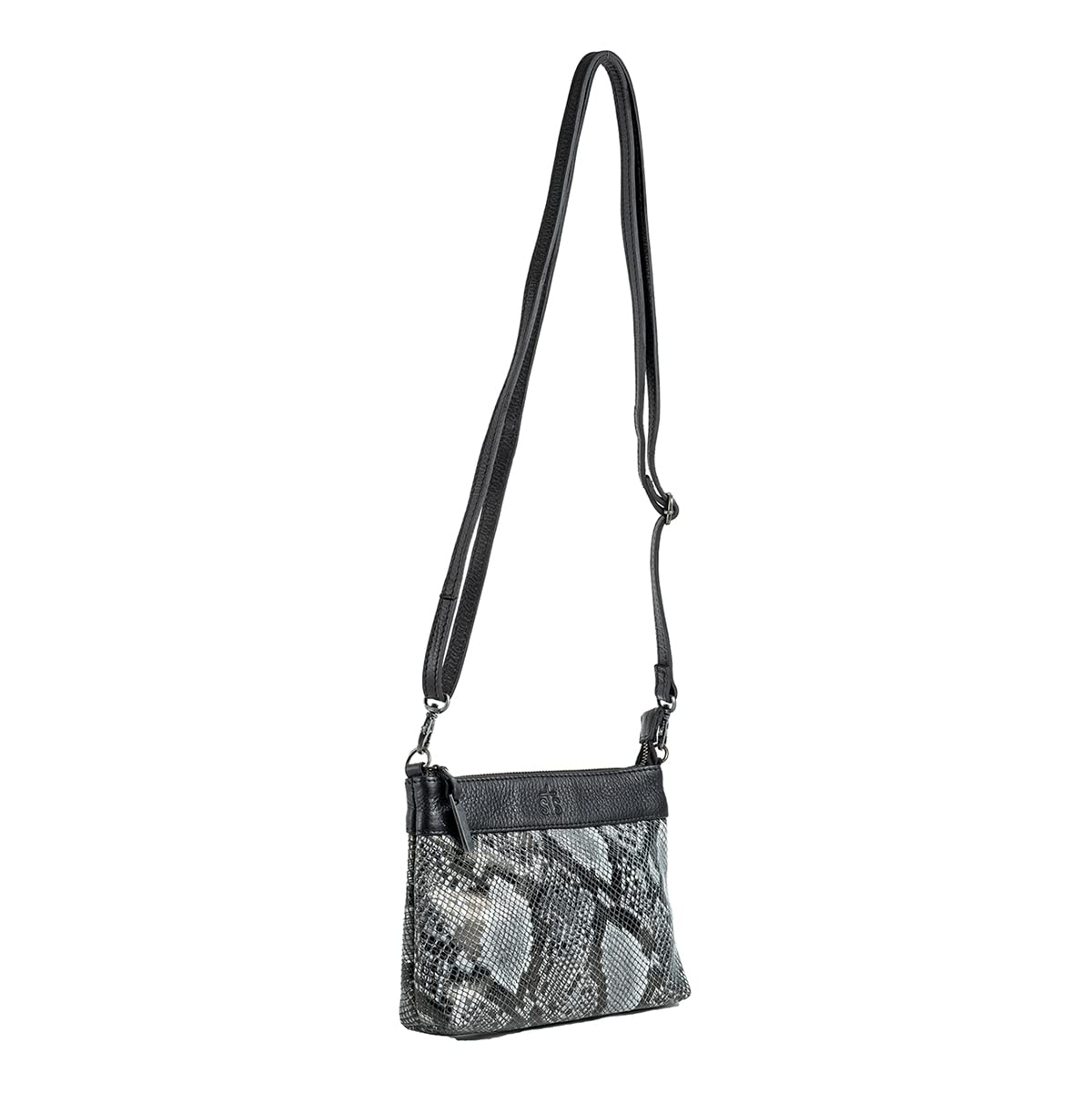STS Ranchwear Women's Casual Everyday Multifunctional Santana Collection Grace Crossbody Purse Bag with Adjustable Strap, Gray