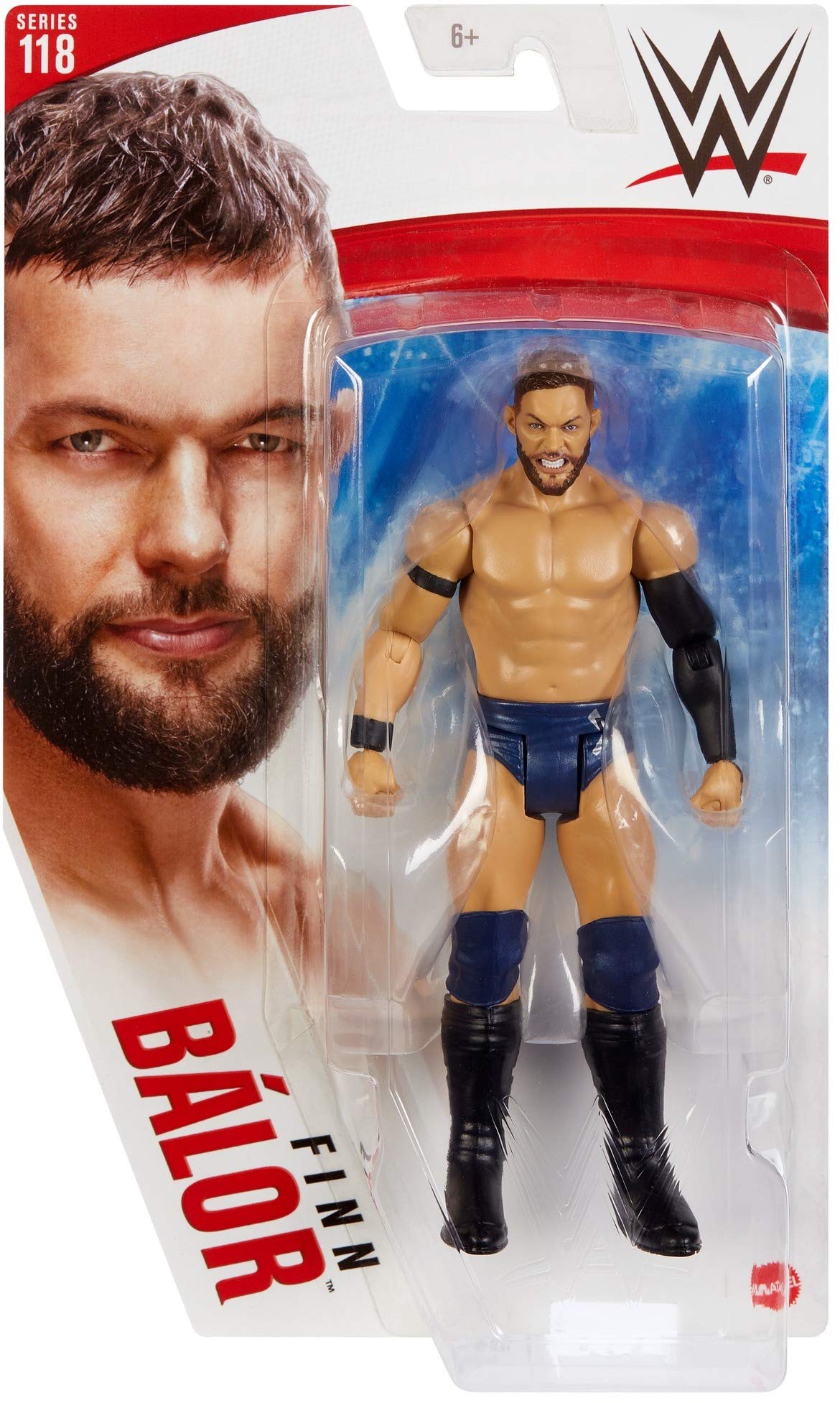 WWE Finn Balor Action Figure, Posable 6-in Collectible for Ages 6 Years Old and Up