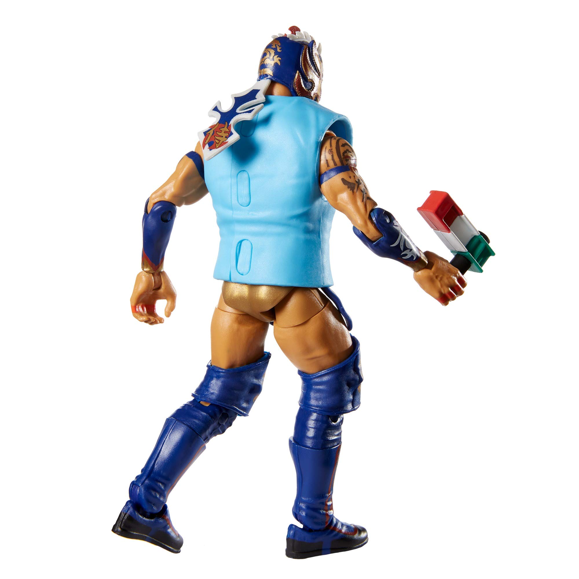 WWE Kalisto Elite Series #75 Deluxe Action Figure with Realistic Facial Detailing, Iconic Ring Gear & Accessories
