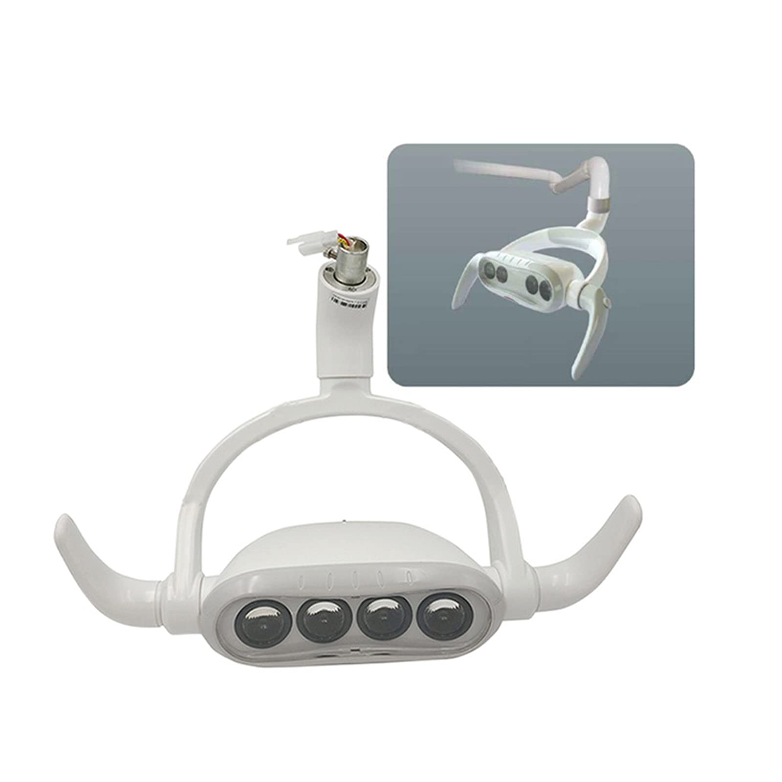 EMUR Dental Induction Lamp Led Oral Operation Light for Dental Unit Chair, 22mm Lamp Connector