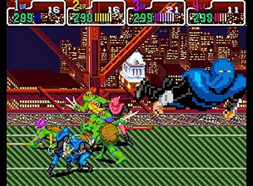Teenage Mutant Ninja Turtles IV: Turtles in Time - (Super Nintendo, SNES) Reproduction Cartridge