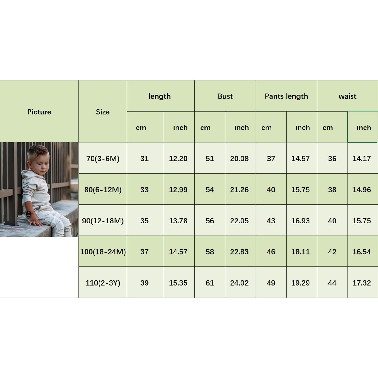 Endorothii Toddler Baby Boy Long Sleeve Solid Hoodies Sweatshirt Pants Outfit Set 2 Piece Sweatsuit Fall Clothes (Grey, 12-18 Months)