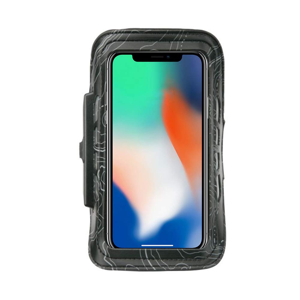 Bright LED Rechargeable Sports/Cross-fit Arm Band (White) fits iPhone 13 12 11 Pro Max Xs X 8+ 8 7 Plus Pixel 2 Galaxy S9 S8 Note 9 + eCostConnection Microfiber Cloth