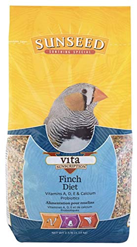 Sunseed Company Vita Finch Formula for Birds, Size: 2.5 Pound