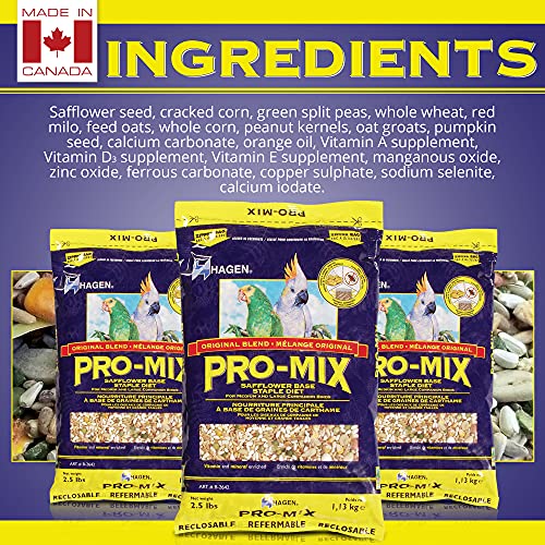 Parrot Vme Pro-Mix Seed, 2-1/2-Pound