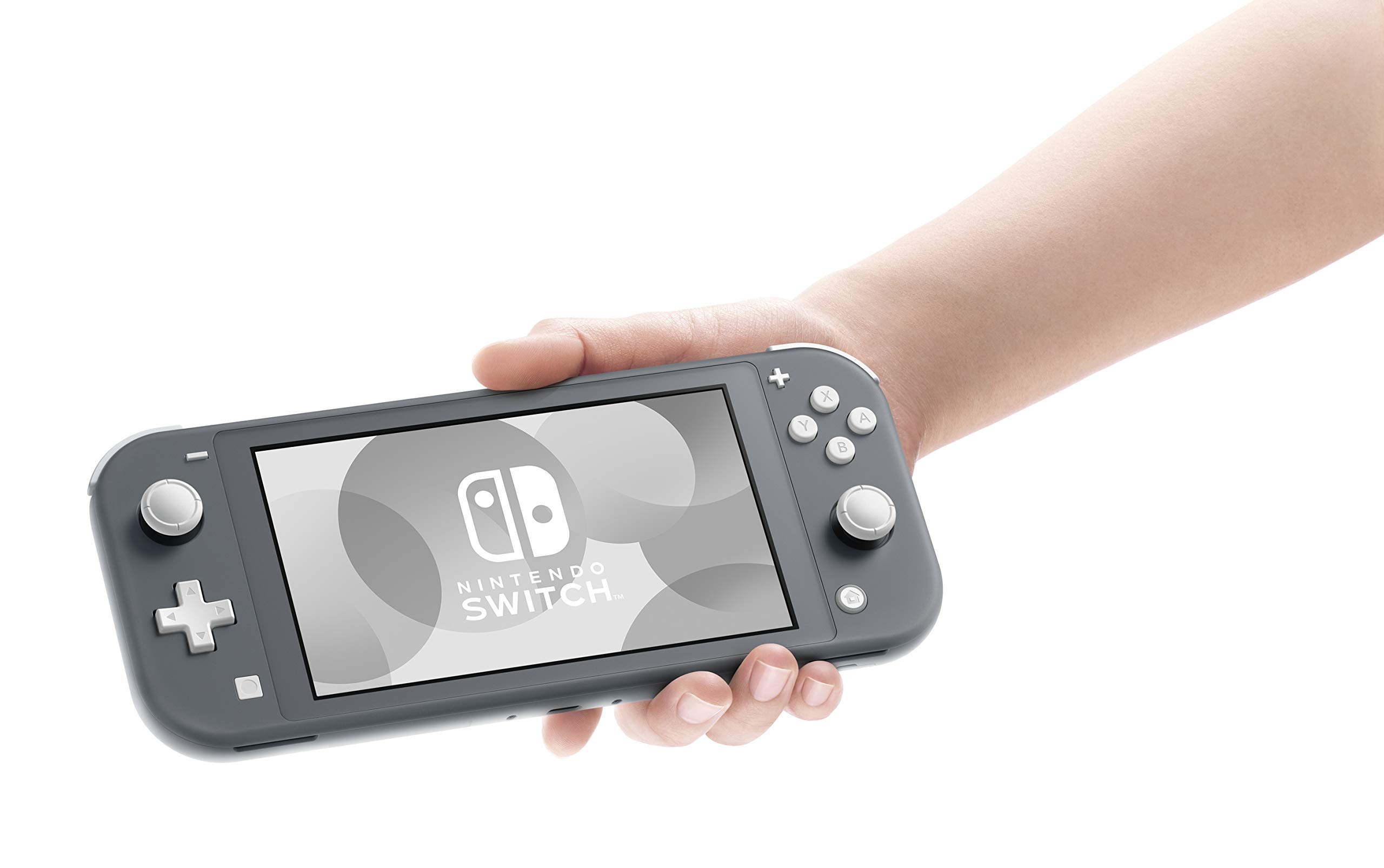 Nintendo Newest Switch Lite - 5.5" Touchscreen Display, Built-in Plus Control Pad, Built-in Speakers, 802.11ac WiFi, Bluetooth 4.1 - Gray