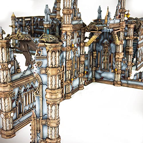 Rampart Modular Terrain Eternal Cathedral Core Set - Unpainted Fully Customizable Scaled Tabletop Terrain by Archan Studio - for Kids and Adults Ages 14+