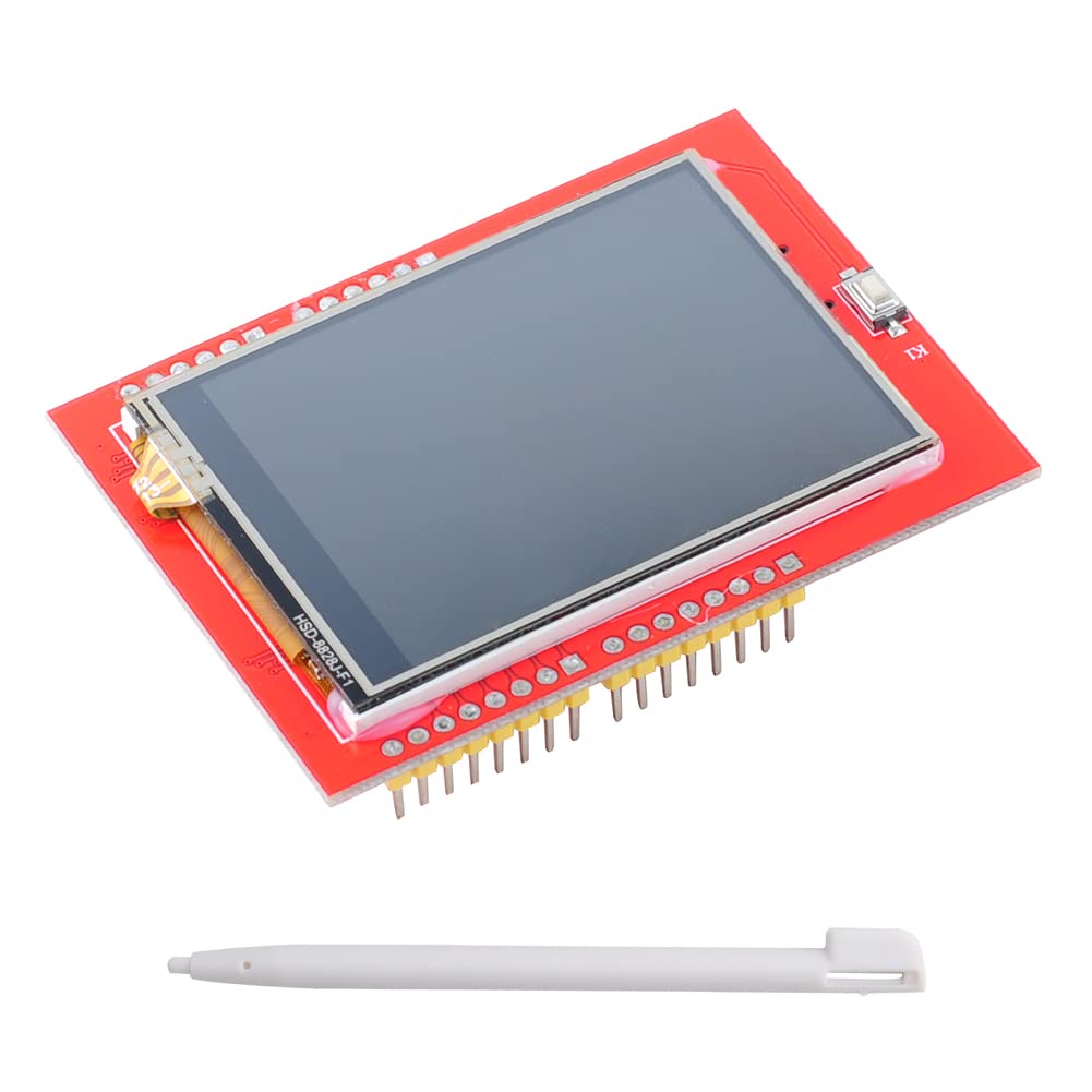 DIYmalls 2.4" inch TFT LCD Display Module ILI9341 Resistive Touchscreen 5V/3.3V 8-bit Parallel Interface w/SD Card Slot for Arduino U NO Mega-2560